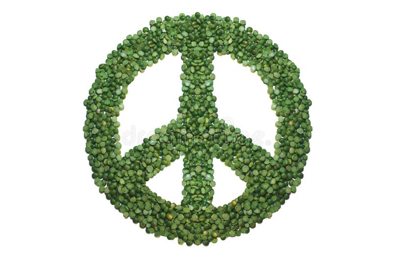Green Peace stock photo. Image of environment, peas, sign - 46703594