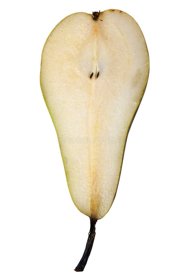 Pear and half Pear stock photo. Image of food, juicy - 18093096