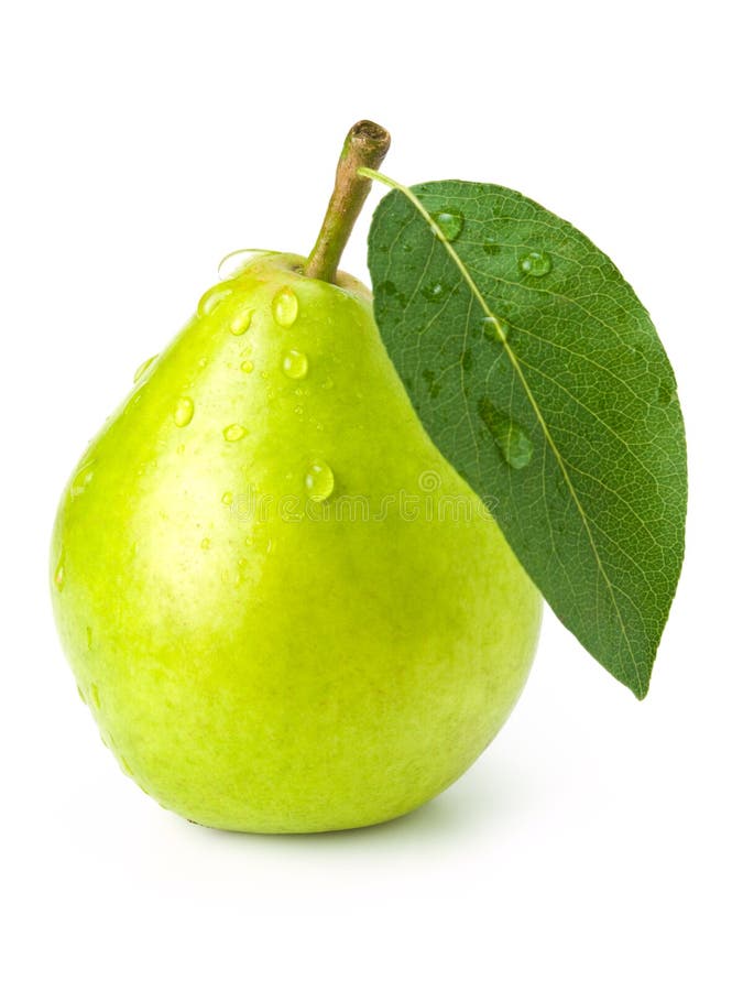 Green pear stock image. Image of organic, water, vertical - 179727751