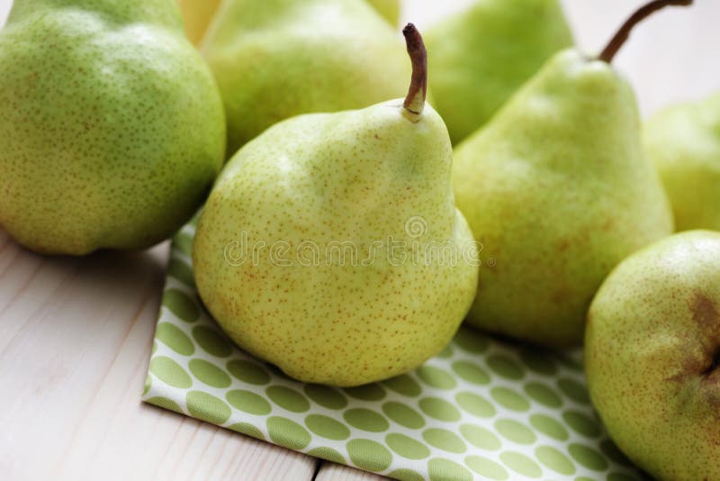 Green pears stock image. Image of calorie, vitamins, healthy - 42494235