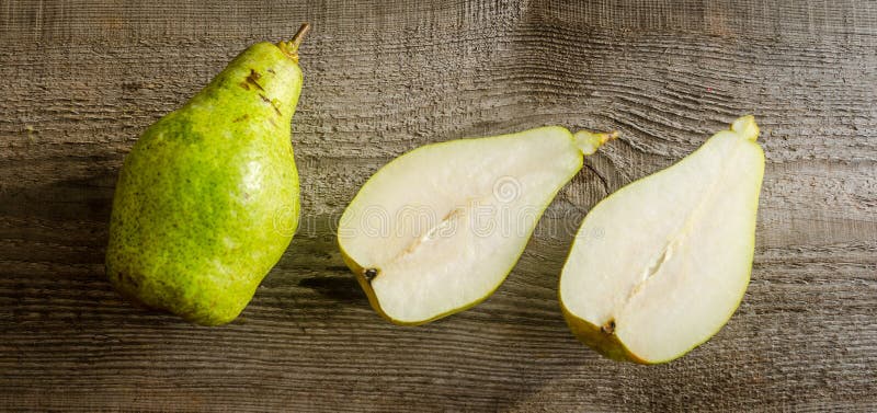 Green pears stock image. Image of four, group, dessert - 34074151