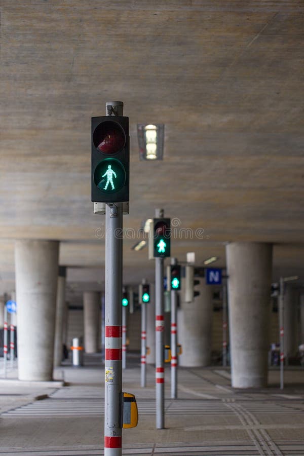 Green Pedestrian Traffic Lights, Walk Stock Photo - Image of lights ...