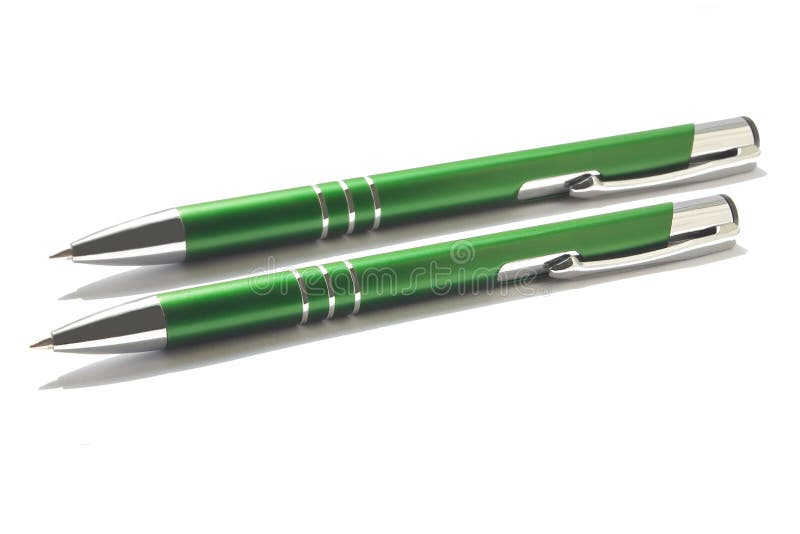 Green pens stock image. Image of equipment, tool, business - 74877363