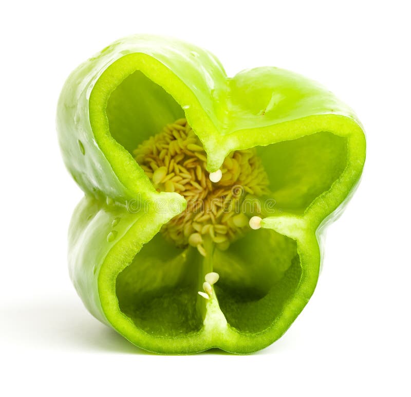 Capsicum slice stock photo. Image of bell, pepper, capsicum - 7395606