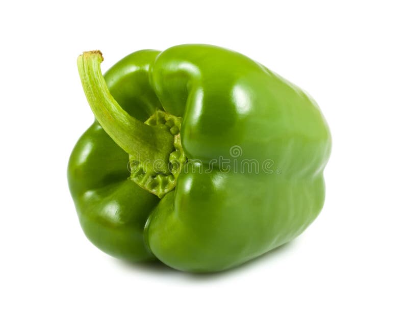 Green bell pepper stock image. Image of green, eating - 14406583