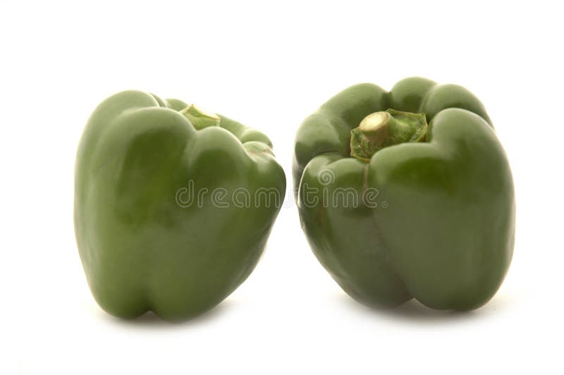 Green pepper stock image. Image of white, vegetable, food - 5723019