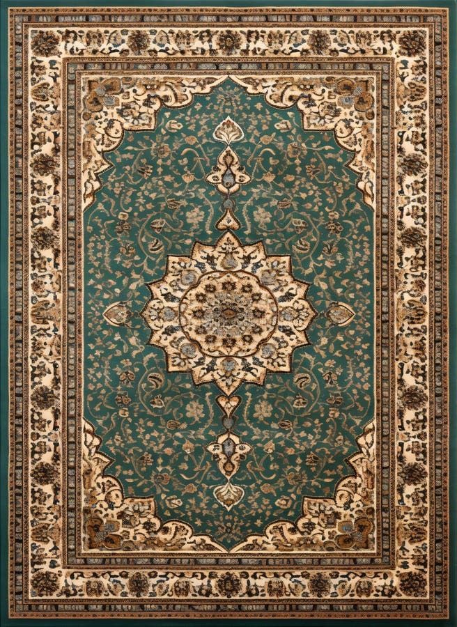 Persian Carpet Texture, Abstract Ornament. Middle Eastern Traditional ...