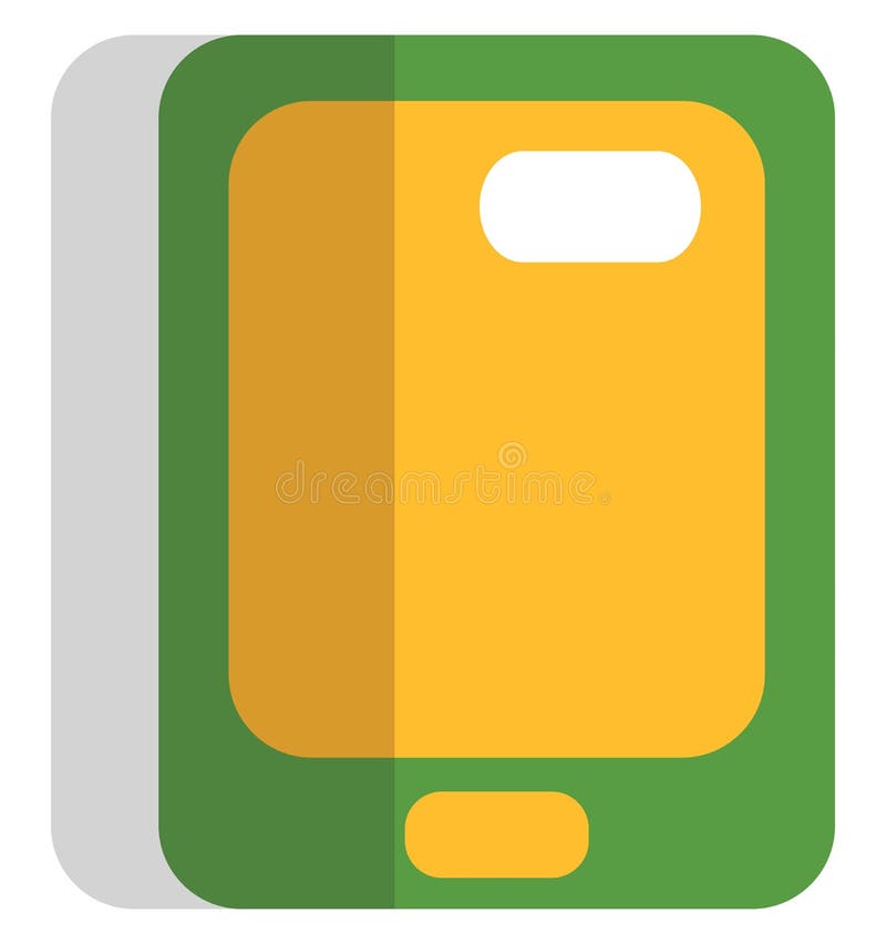 Old green phone, icon stock vector. Illustration of service - 261079760