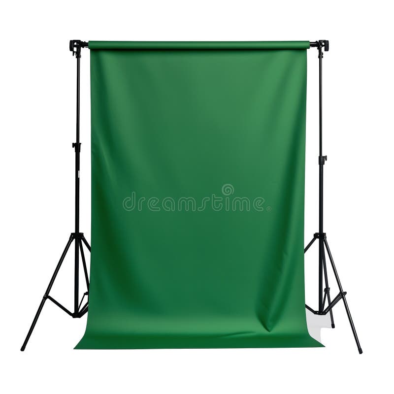 Green Photography Backdrop with Support Stand for Studio Shoots Stock ...