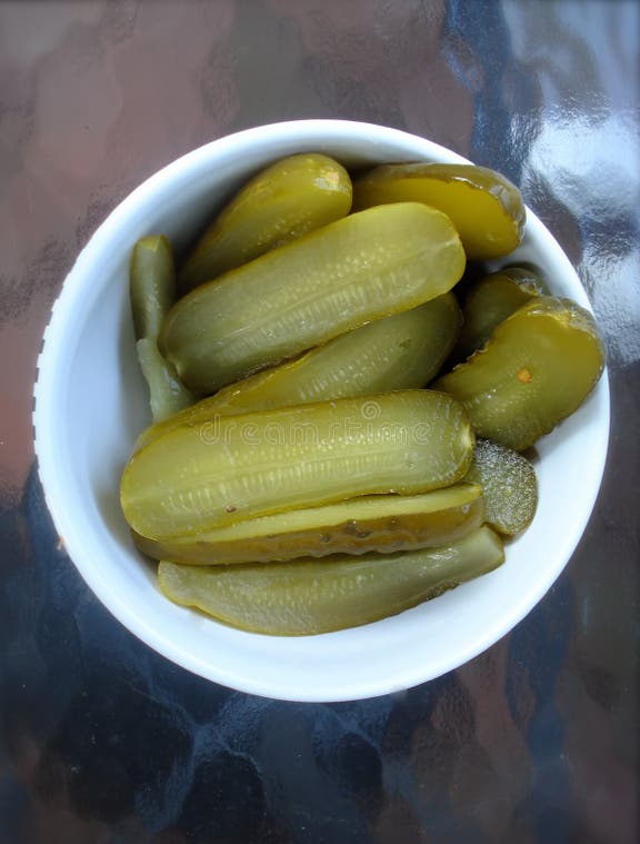 Green Pickles stock photo. Image of pickling, pickle, homemade - 5830990