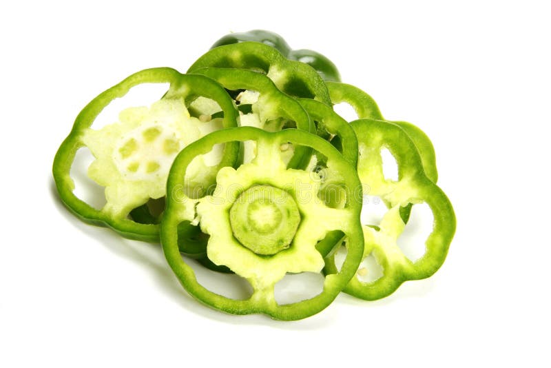 Green pimento stock image. Image of isolated, agriculture - 38715041