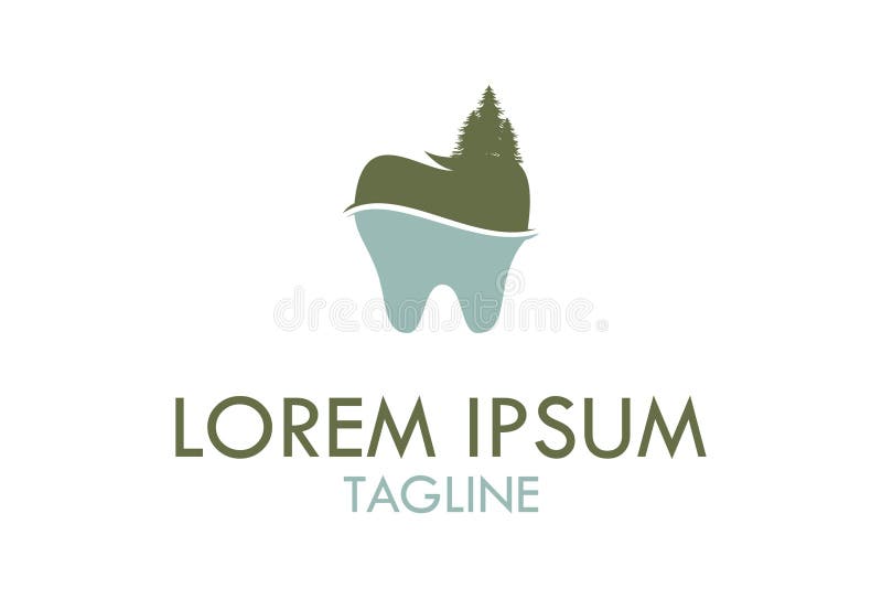 Green Dental Clinic Circle Logo Tooth Abstract Design Stock Vector ...