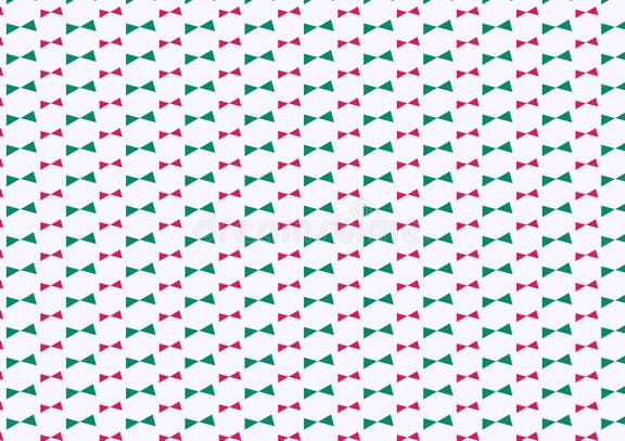 Green and Pink Triangle Ribbon Pattern Stock Vector - Illustration of ...