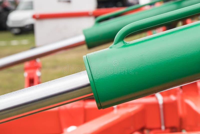 Green Piston or Actuator in Pneumatic or Hydraulic Machine. Technology ...