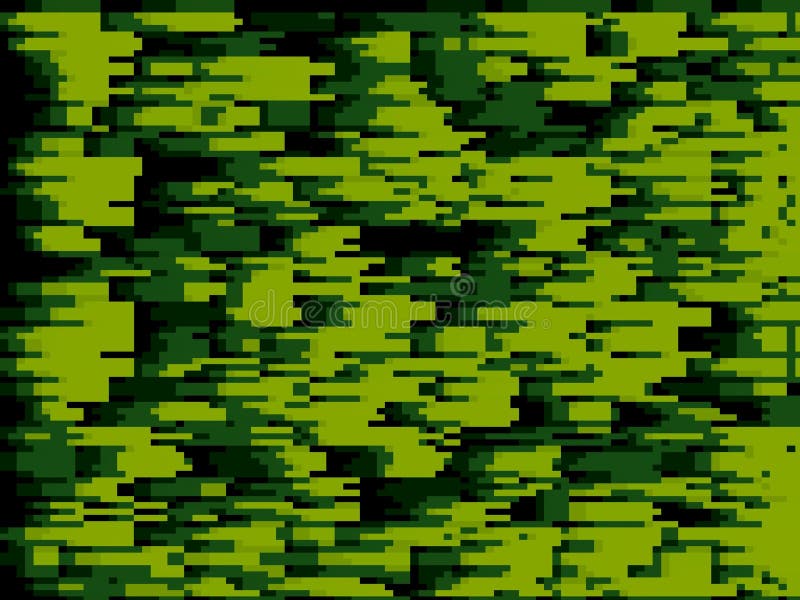 Pixel Art of Pattern with Abstract Leaves and Branches, Illustration ...