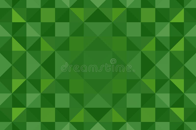 Green Pixel Background. Abstract Triangular Pixelation Stock ...