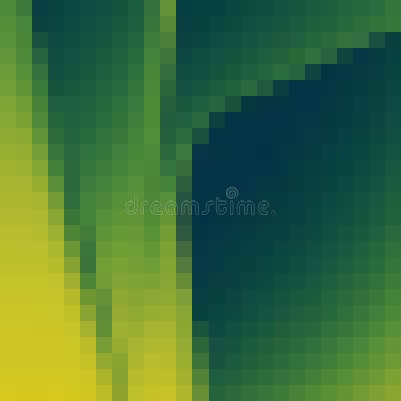 Green Pixel Background, Pattern, Hexagon Wallpaper. Vector Illustration ...