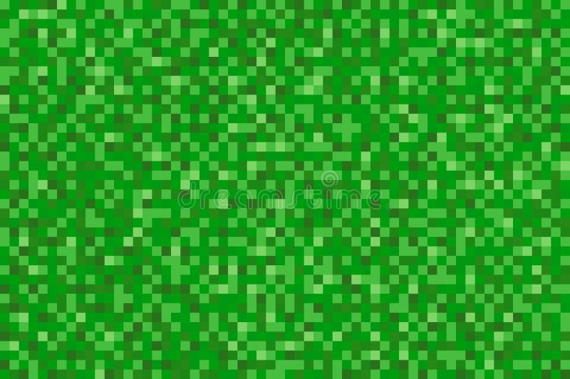 Pixel Art Grass Background. Seamless Texture Backdrop. Green Square ...