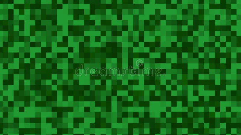 Green Pixelated Pattern of Squares Suitable for Background Stock Video ...