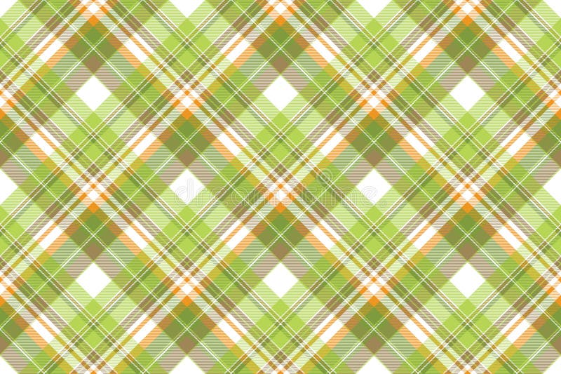 Green Plaid Fabric Texture Seamless Pattern Stock Vector - Illustration ...
