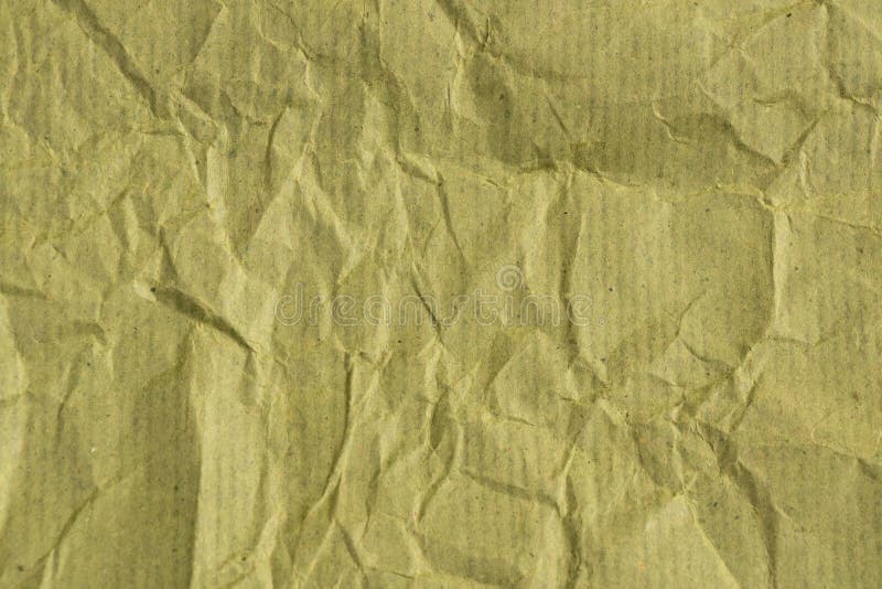 Background of Green Plain Paper Crumpled Closeup Stock Image - Image of ...