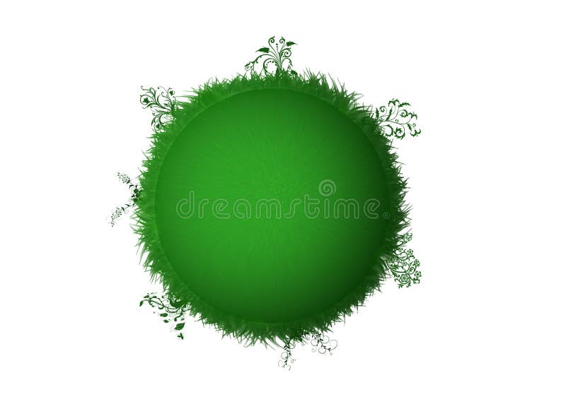 Green planet stock illustration. Illustration of lawn - 9125997