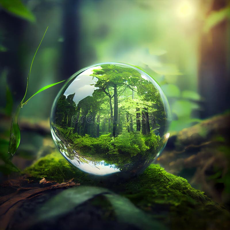 Green planet concept stock illustration. Illustration of sdgs - 265379001