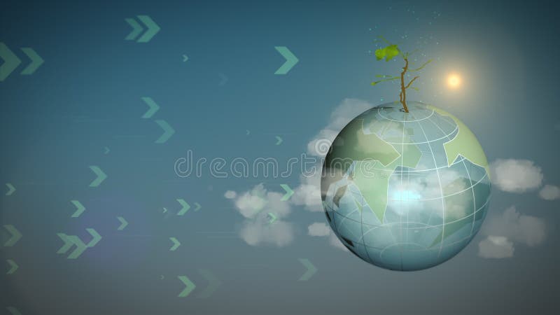 Earth Plant Growth Sustainability Stock Footage - Video of renewal ...