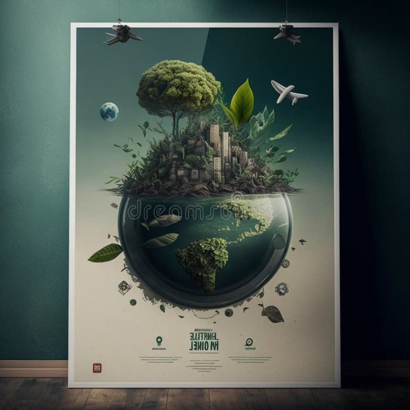 Green Planet Earth Save the Planet Save the Earth Stock Illustration ...