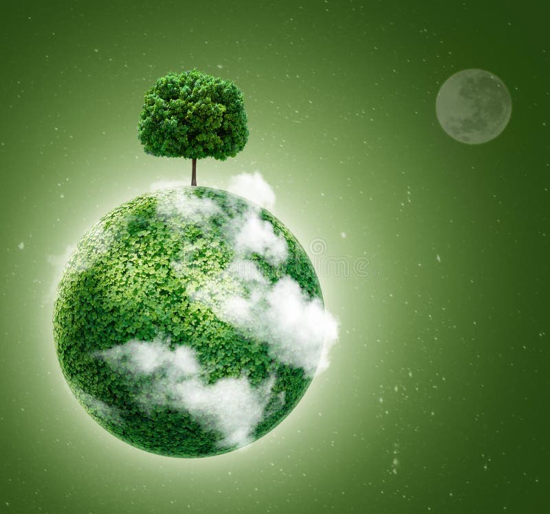 Green planet. stock image. Image of ecology, environmental - 45043771