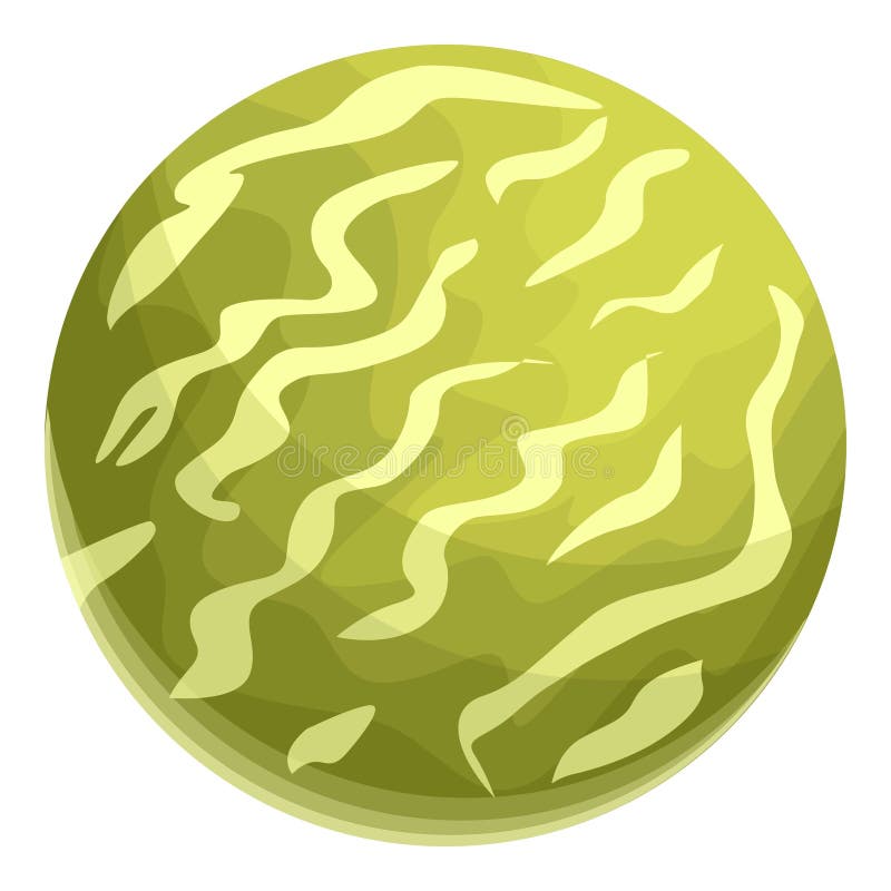 Green Planet from Solar System Spinning in the Universe Stock Vector ...