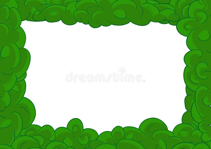 Green plant frame stock vector. Illustration of foliage - 27110417