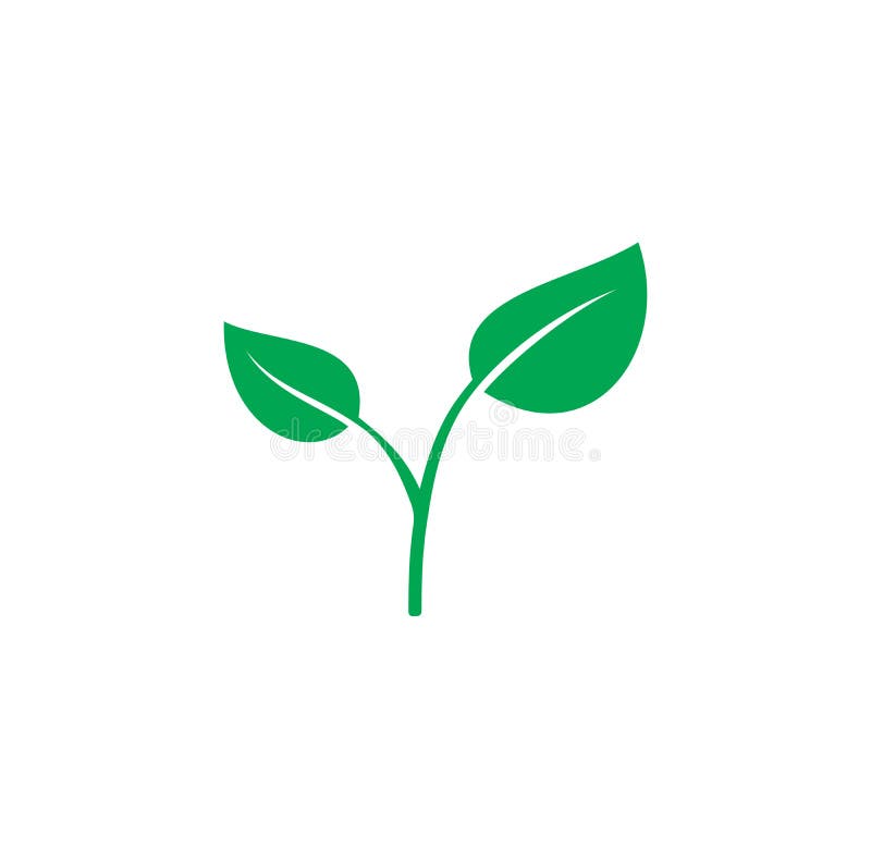 Green plant icon stock vector. Illustration of fresh - 216931473