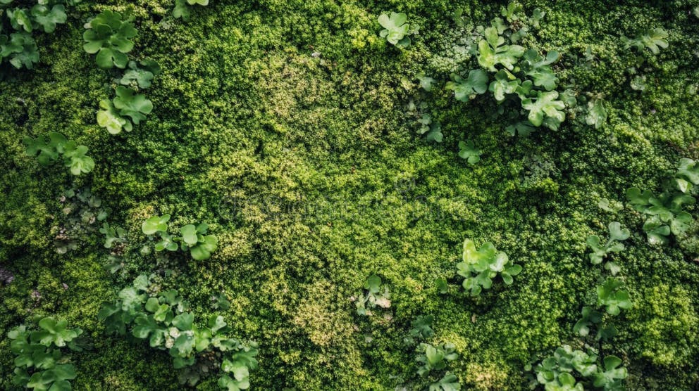 Green Plant Texture Abstract Background Stock Image - Image of glade ...