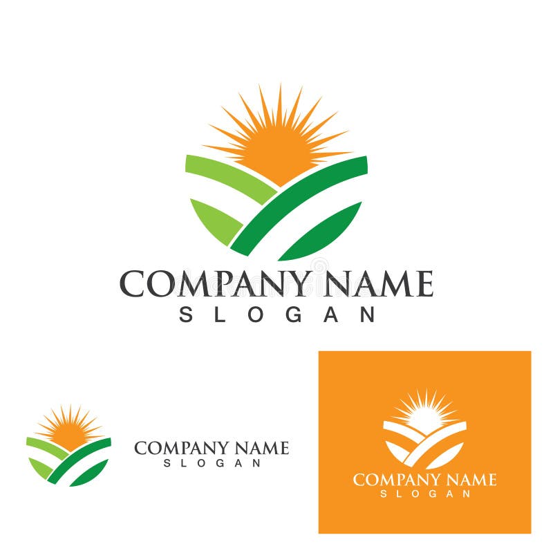 Green Plantation Logo and Symbol Vector Template Stock Vector ...