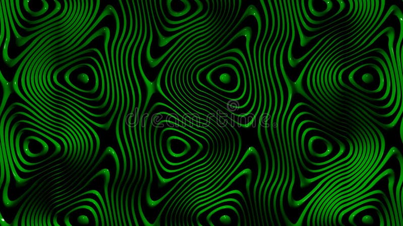 Green Plasma Lines, Dark Background, Unique Design, Luxury, Reflection ...