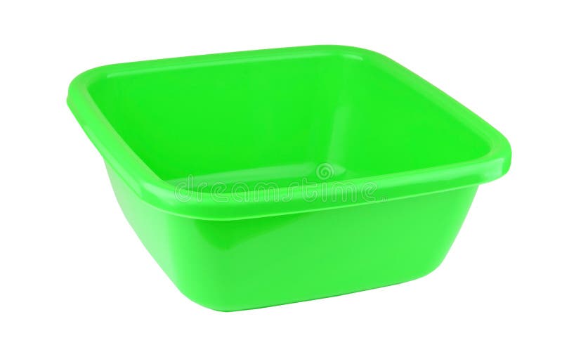Green plastic basin stock image. Image of basinful, washing - 96877965