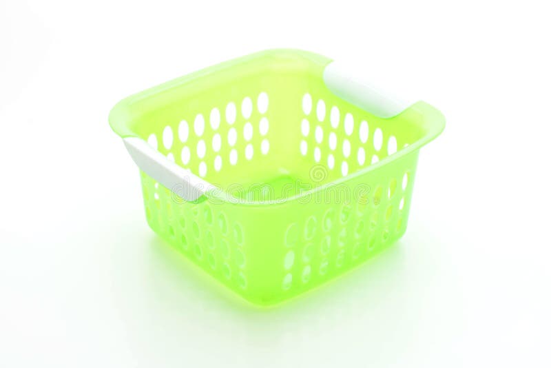 Green plastic basket stock photo. Image of retail, container - 101986672