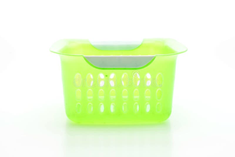 Green plastic basket stock photo. Image of handle, business - 115021626
