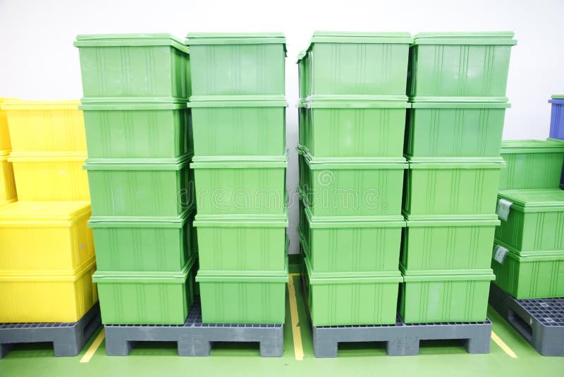 Green Plastic Box Products. Stock Image - Image of life, comprise: 30461743