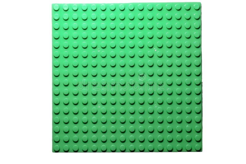 Green Plastic Constructor Blocks Plate Seamless Pattern Flat Design ...