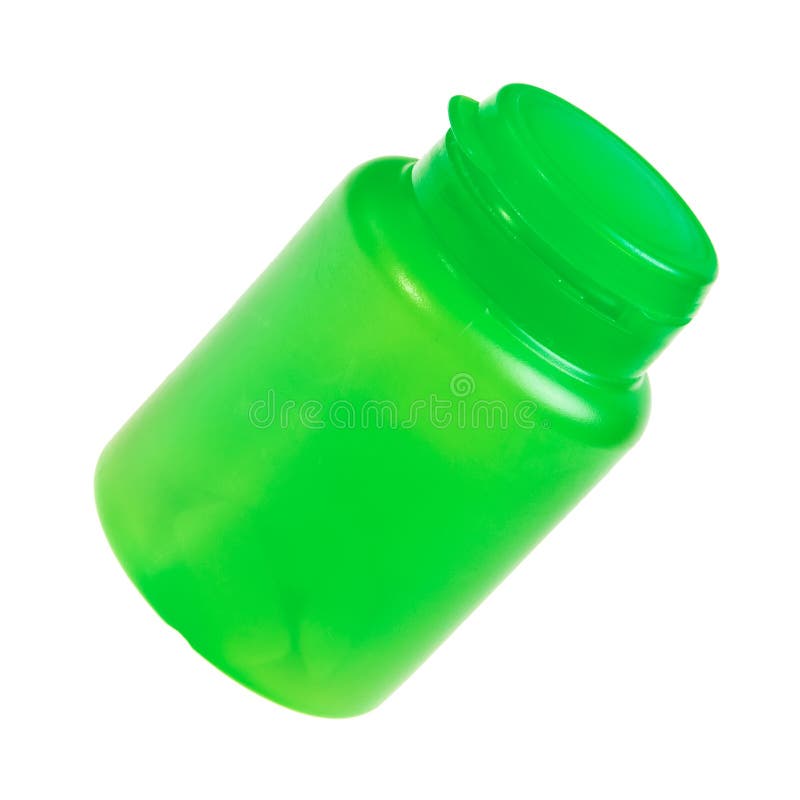 Green Plastic Chewing Gum Container. Stock Photo - Image of green ...