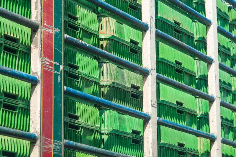 Green plastic containers stock image. Image of plastic - 91575131