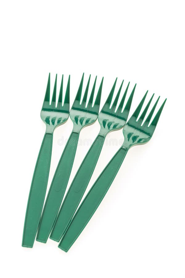 Green plastic forks stock photo. Image of tool, green - 81181848