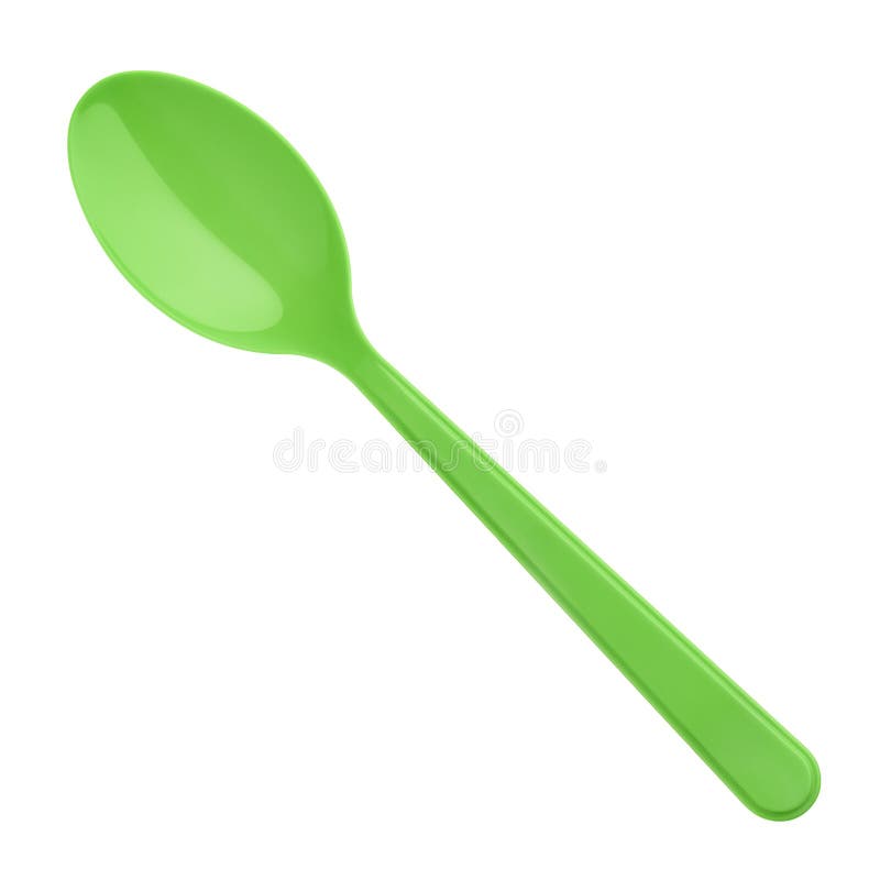 One Plastic Spoon stock image. Image of single, plastic - 21123395