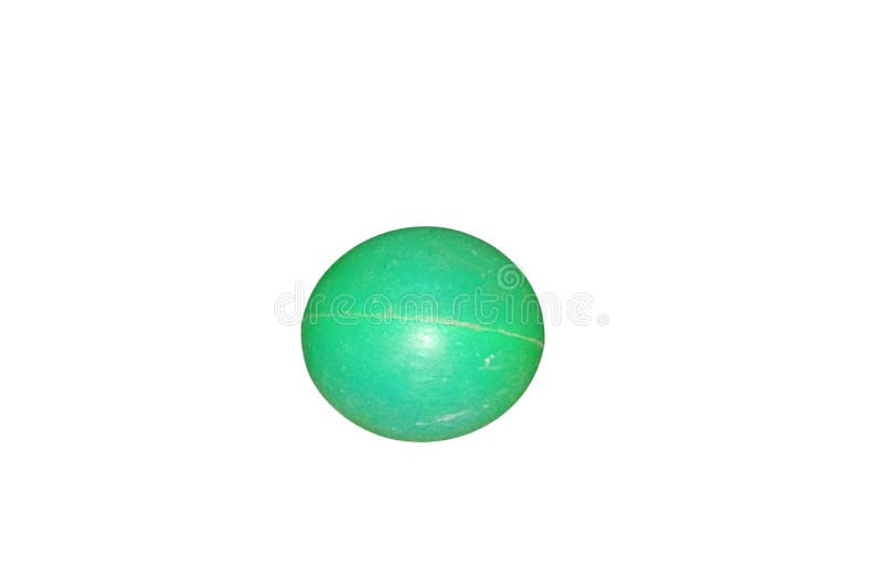 Green Plastic Toy Ball with Plain Surface Stock Illustration ...
