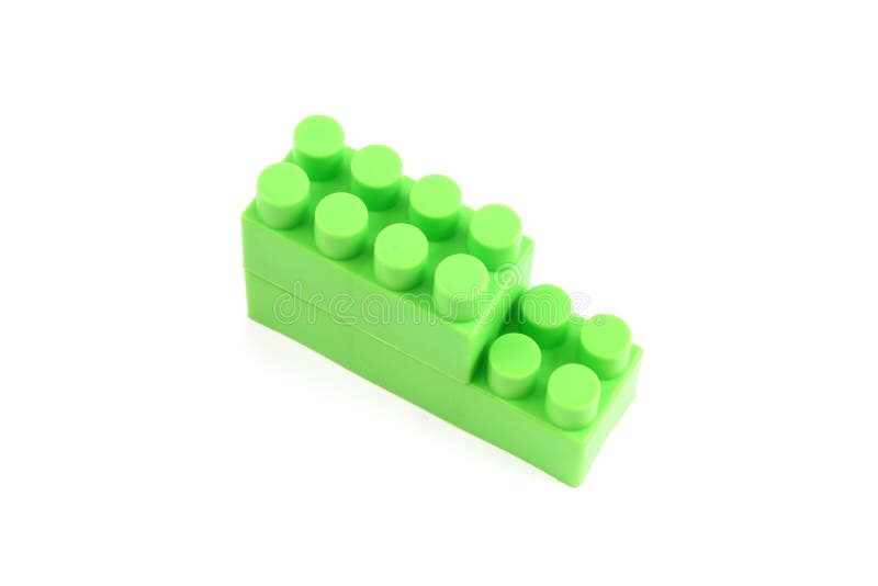 Green Plastic Toy Bricks Construction Stock Photo - Image of freetime ...