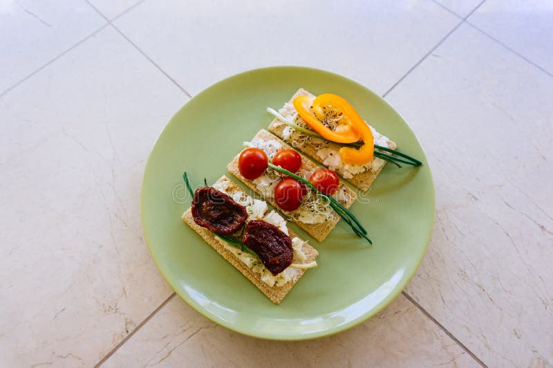 Food plate at ceremony stock image. Image of snacks, table - 26631879