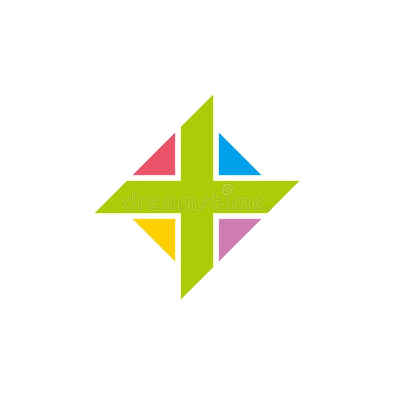 Green Plus Sign. Vector Icon Stock Vector - Illustration of isolated ...