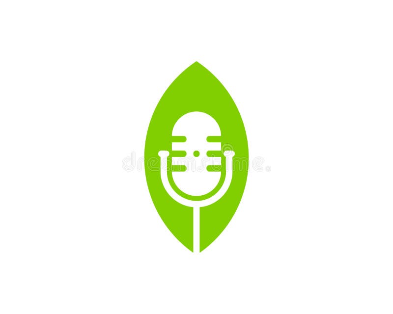 Green Podcast Logo Icon Design Stock Vector - Illustration of ...